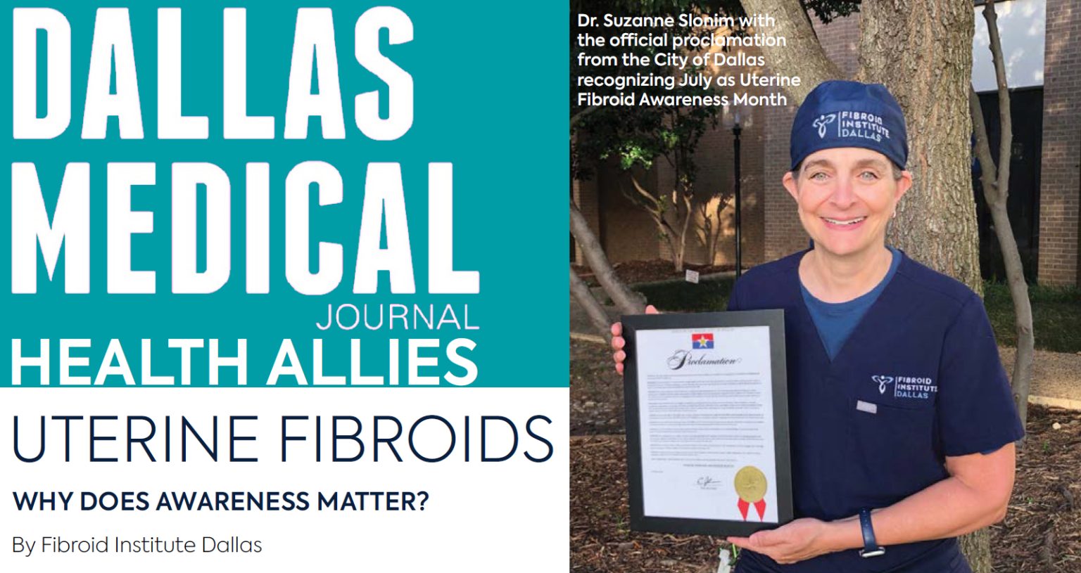 Texas Uterine Fibroid Awareness Month featured by DCMS | Fibroid ...